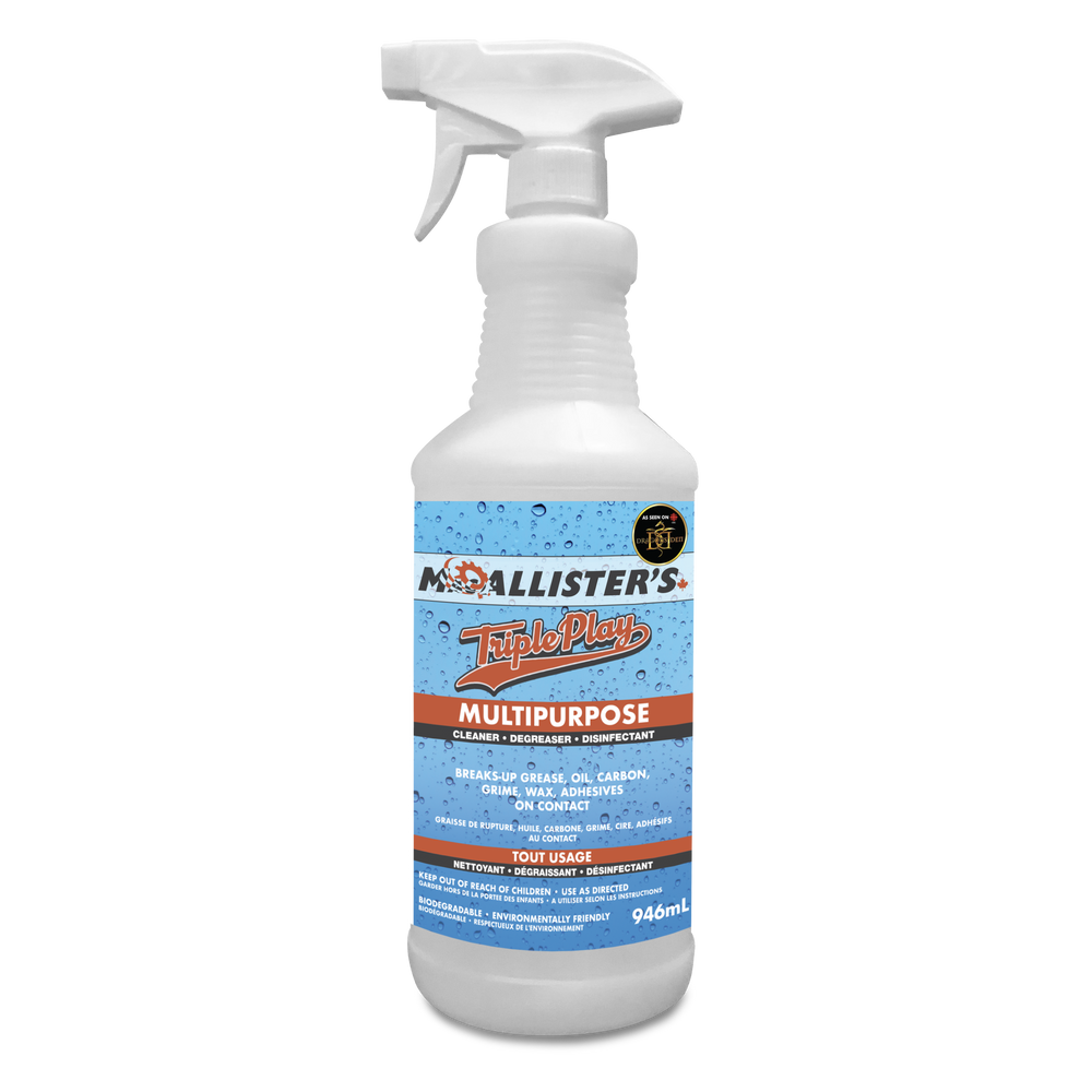 MacAllister's Triple Play Multipurpose Cleaner Degreaser Disinfectant